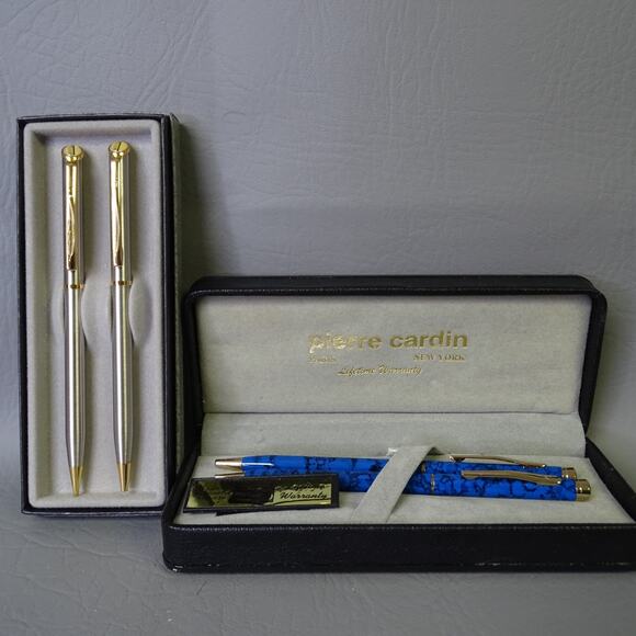 Pierre Cardin | Accents | Lot Of 2 Luxury Pen Sets Pierre Cardin Blue ...